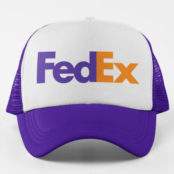 Team Fans | Accessories | New Fedex Logo Foam Trucker Mesh Snapback Hat ...